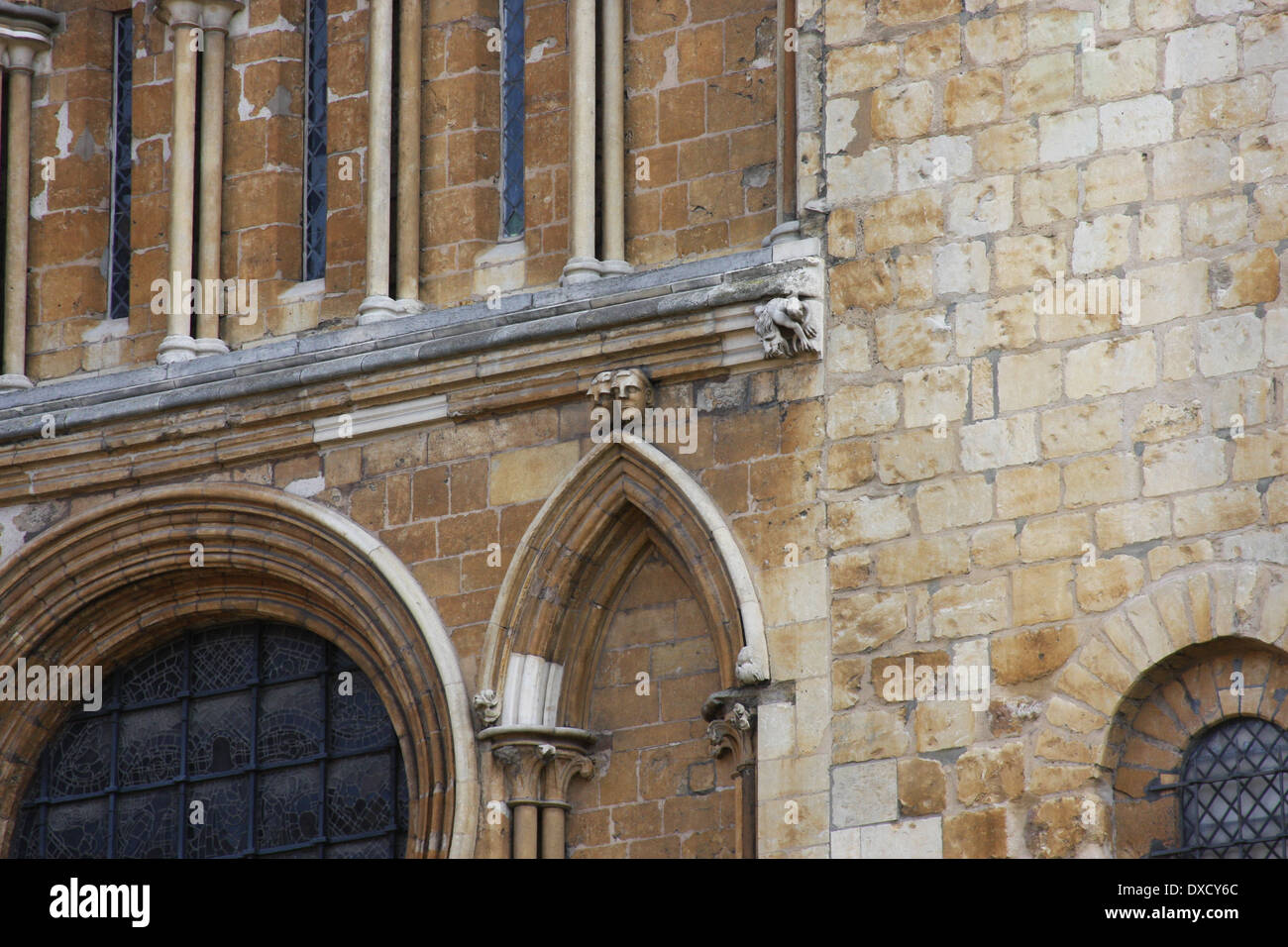 The stained glass windows of Lincoln Cathedral serve as a memorial to ...