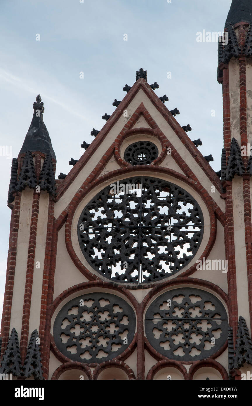 Tangermuende is a small town with old buildings in northeastern Germany ...