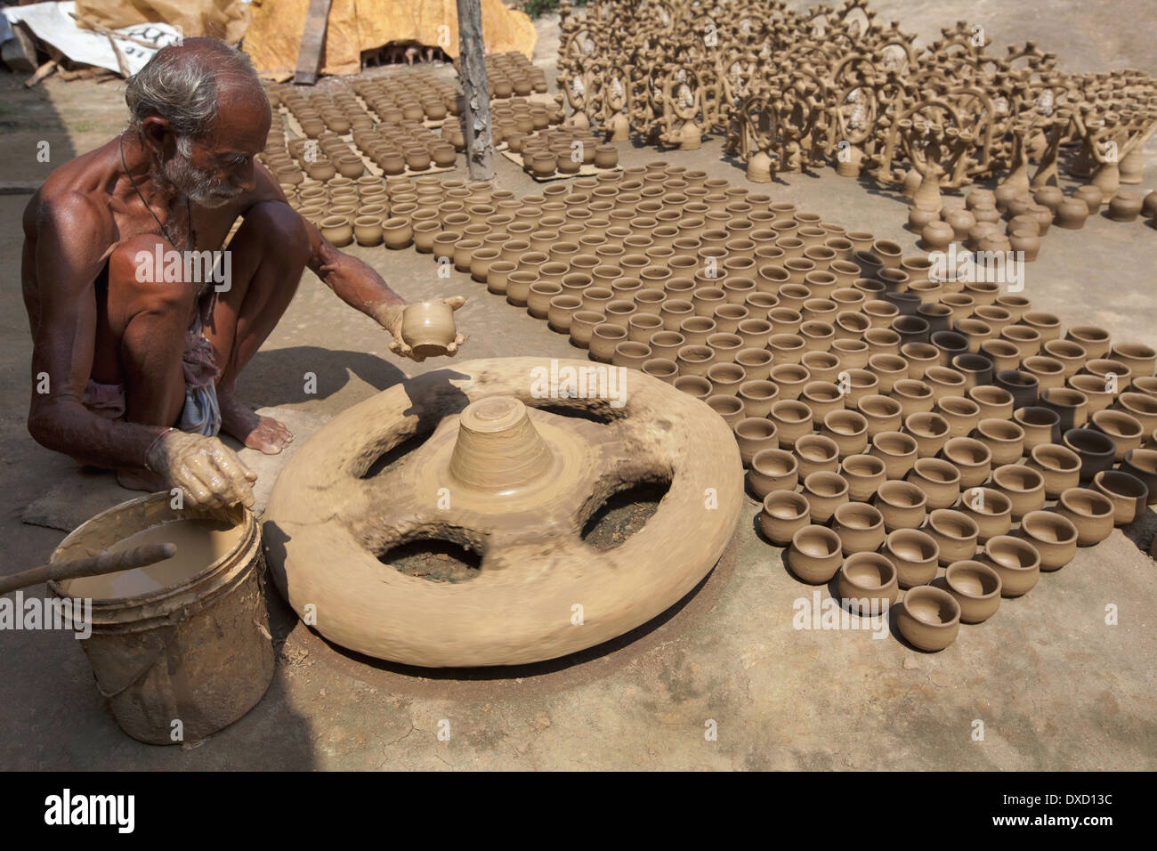 Clay pots india hi-res stock photography and images - Alamy