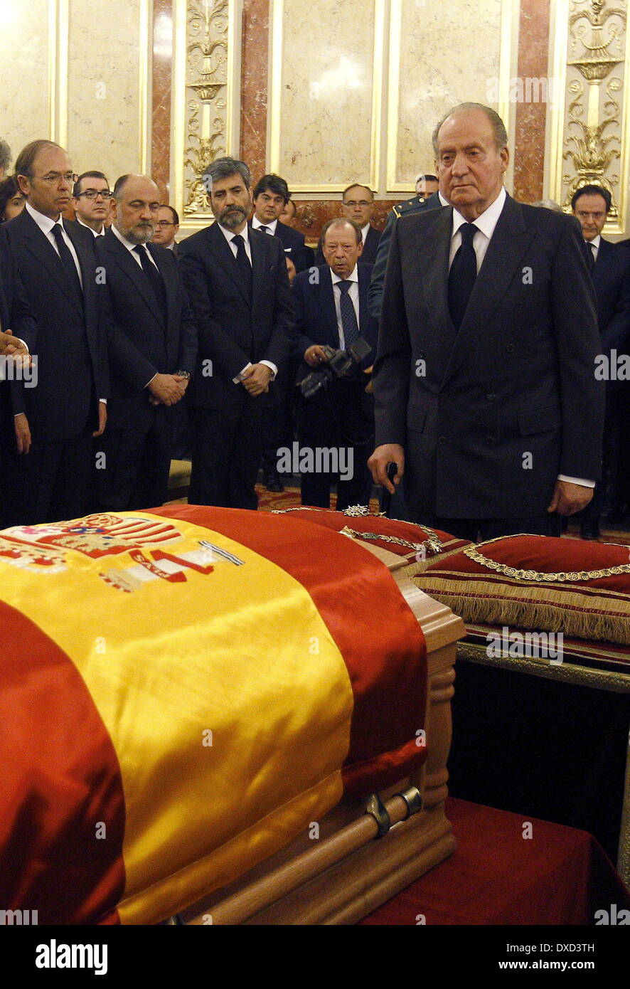 Madrid, Spain. 24th Mar, 2014. King JUAN CARLOS attends the ceremony ...