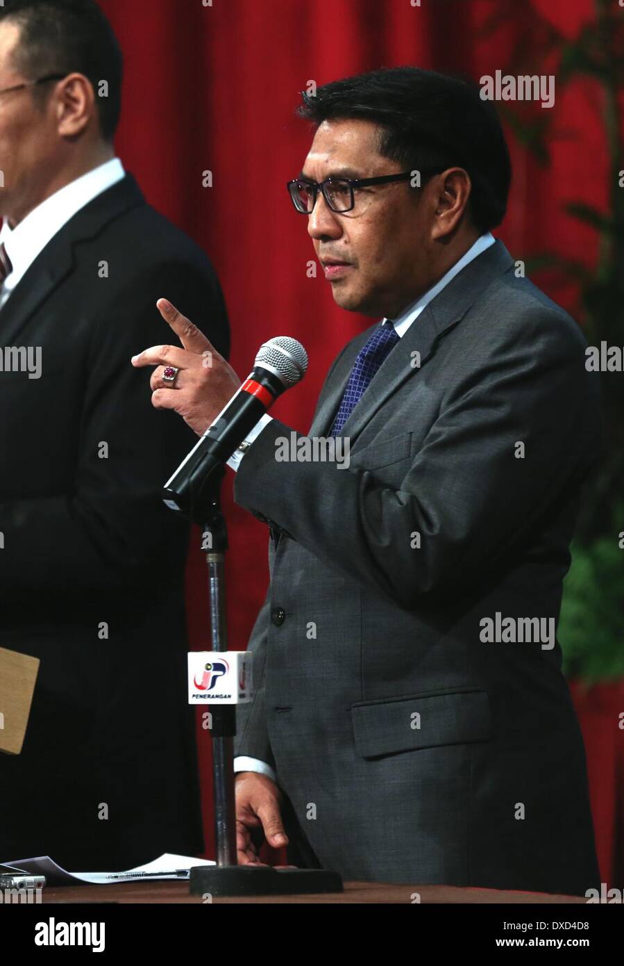 Kuala Lumpur, Malaysia. 24th Mar, 2014. Director General of the Civil ...