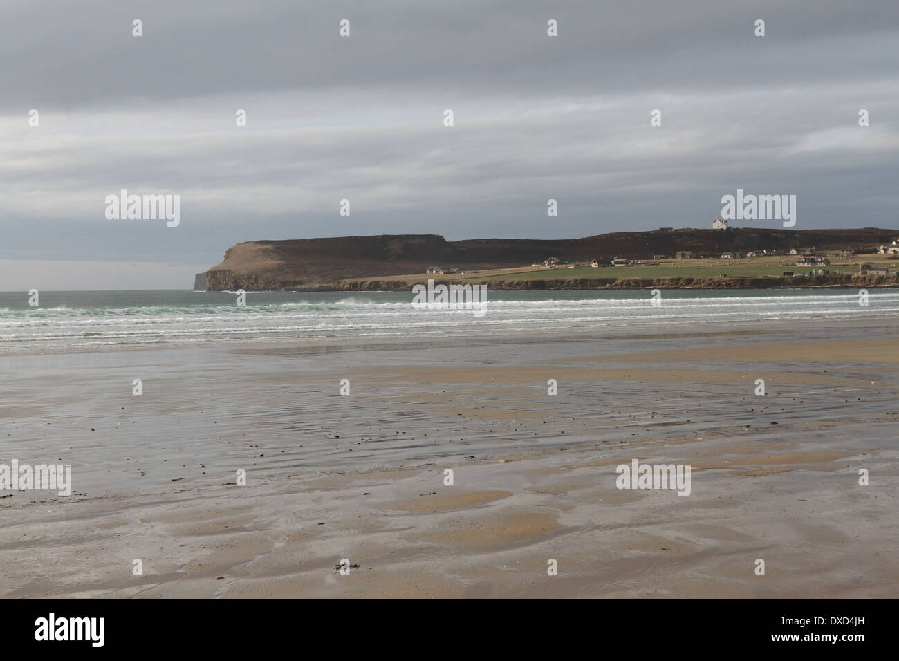 Beach Dunnet Bay Caithness Scotland March 2014 Stock Photo - Alamy