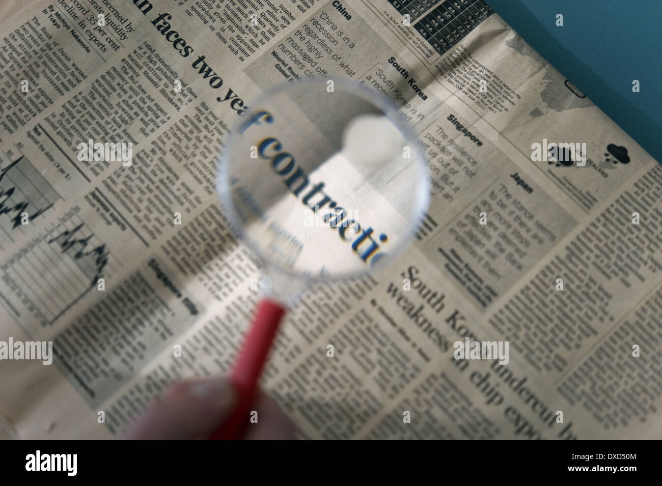 Financial section newspaper hi-res stock photography and images - Alamy