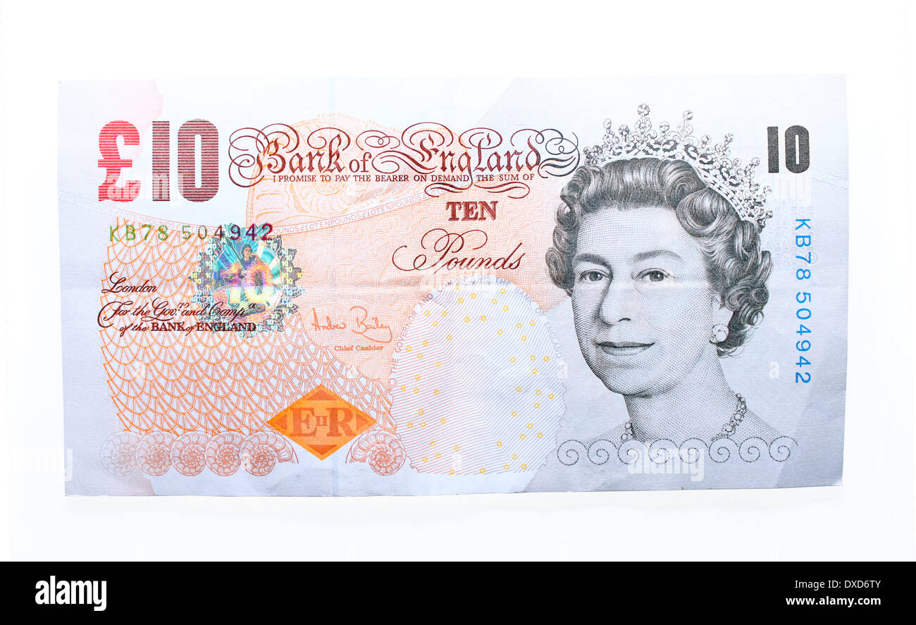 10 pound note hi-res stock photography and images - Alamy