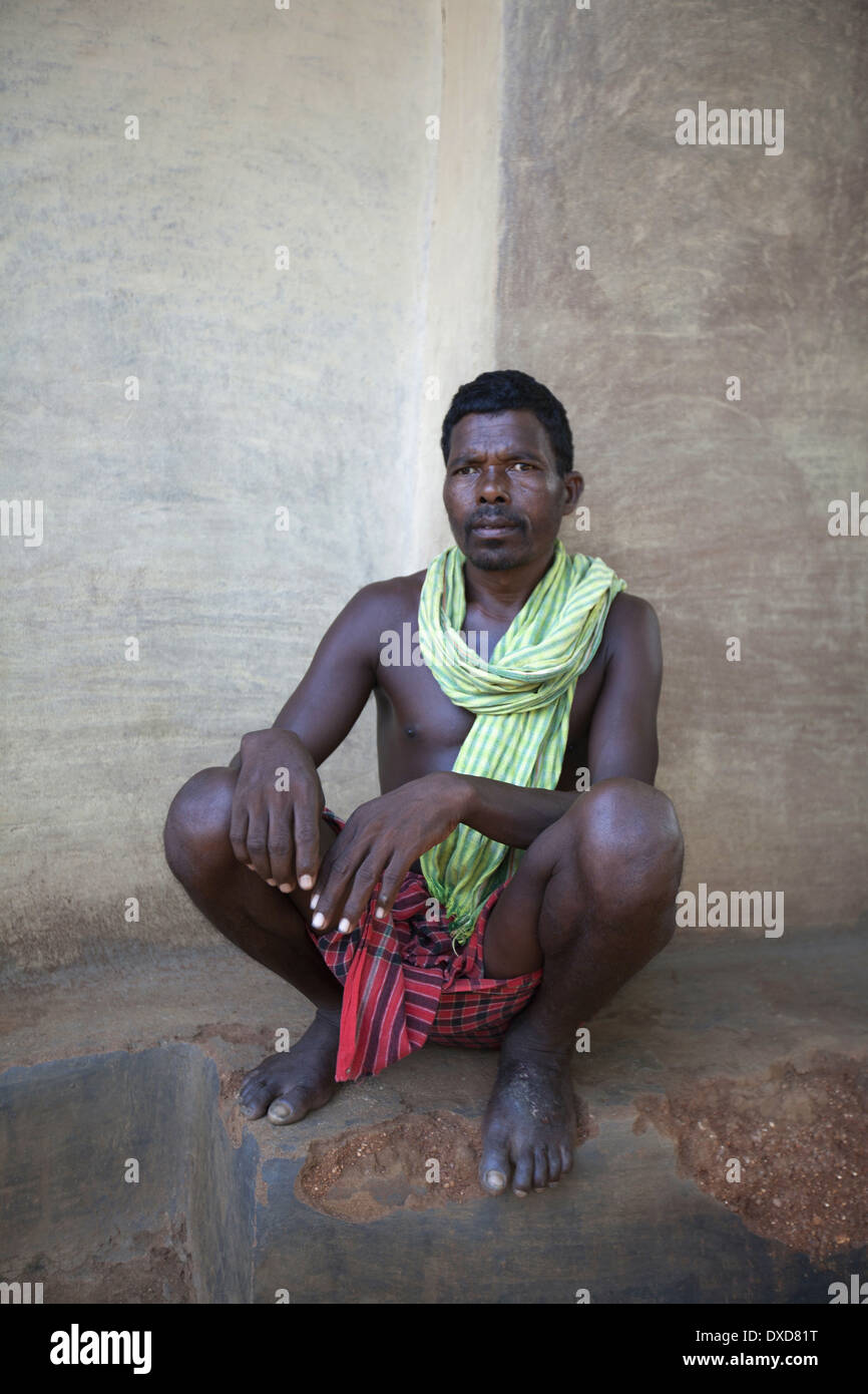 Portrait of a tribal man hi-res stock photography and images - Alamy