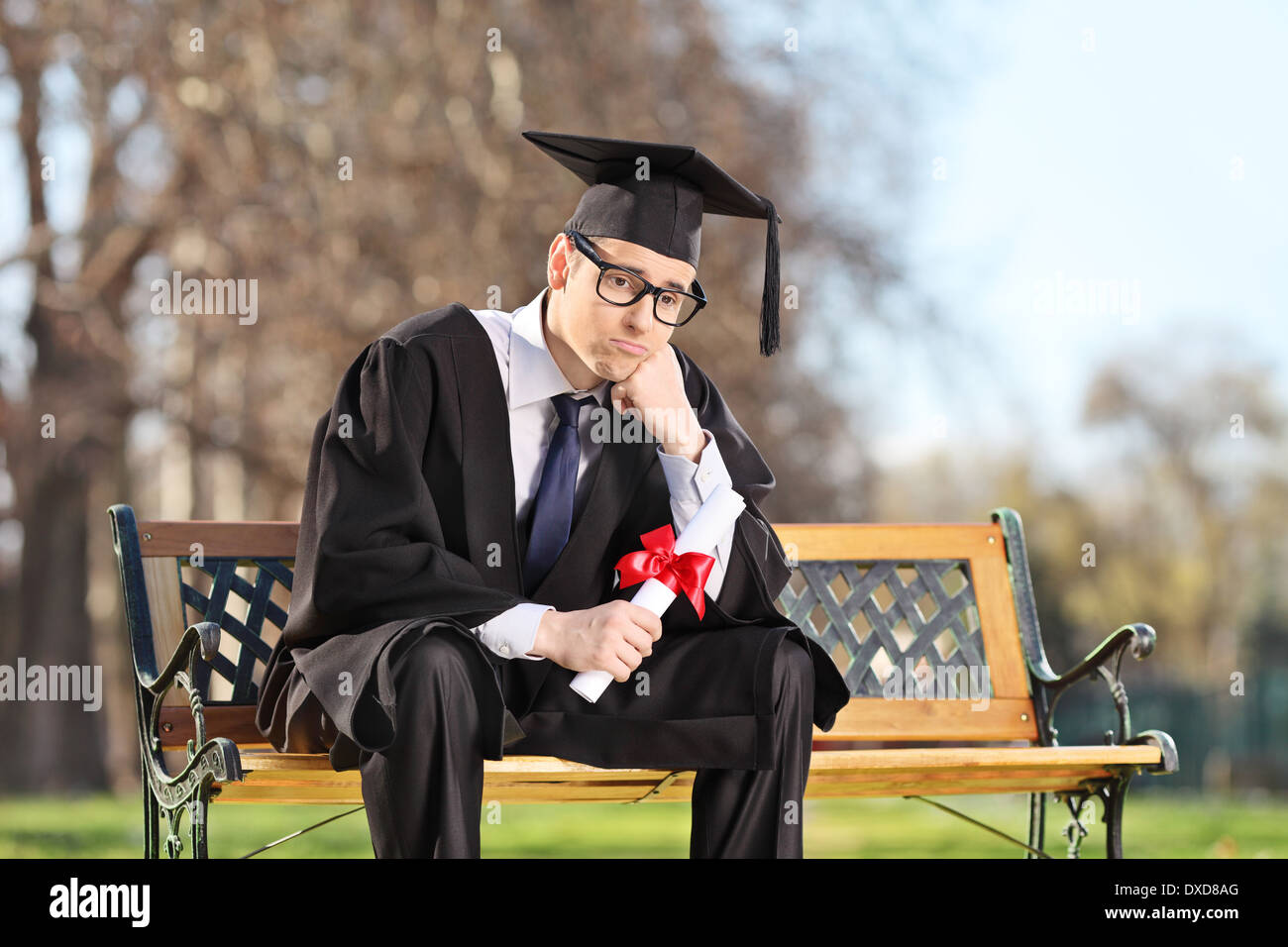 Unhappy College Student