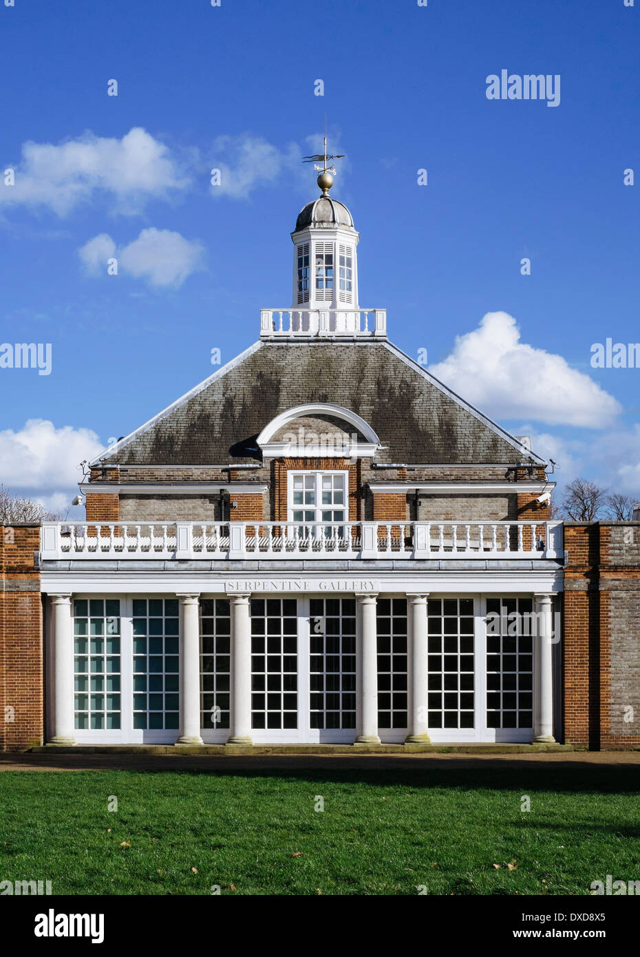Serpentine Gallery exterior London England UK Stock Photo - Alamy