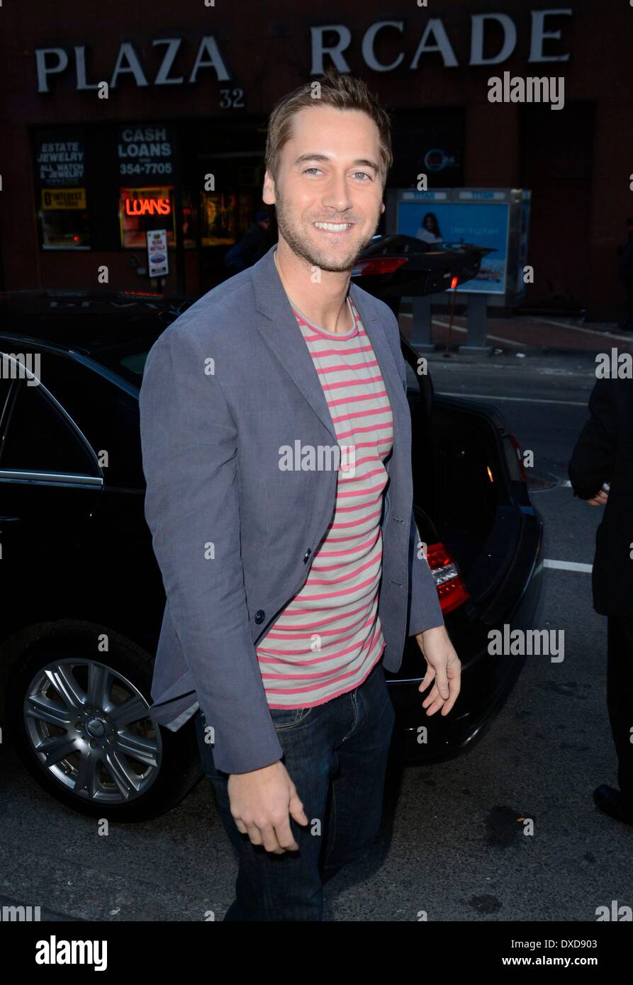 New York, NY, USA. 24th Mar, 2014. Ryan Eggold at talk show appearance ...