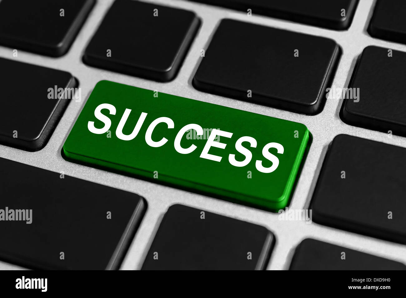 success green button on keyboard Stock Photo - Alamy