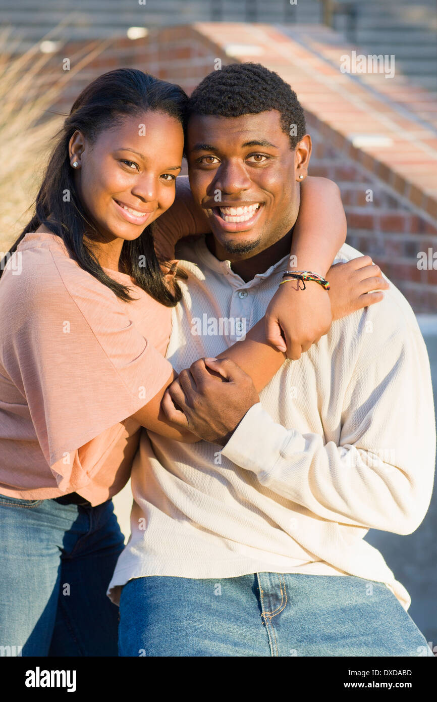 College couple enjoying romantic together High Resolution Stock ...