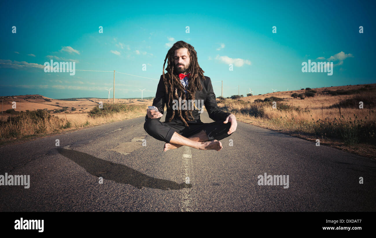Man levitating hi-res stock photography and images - Alamy