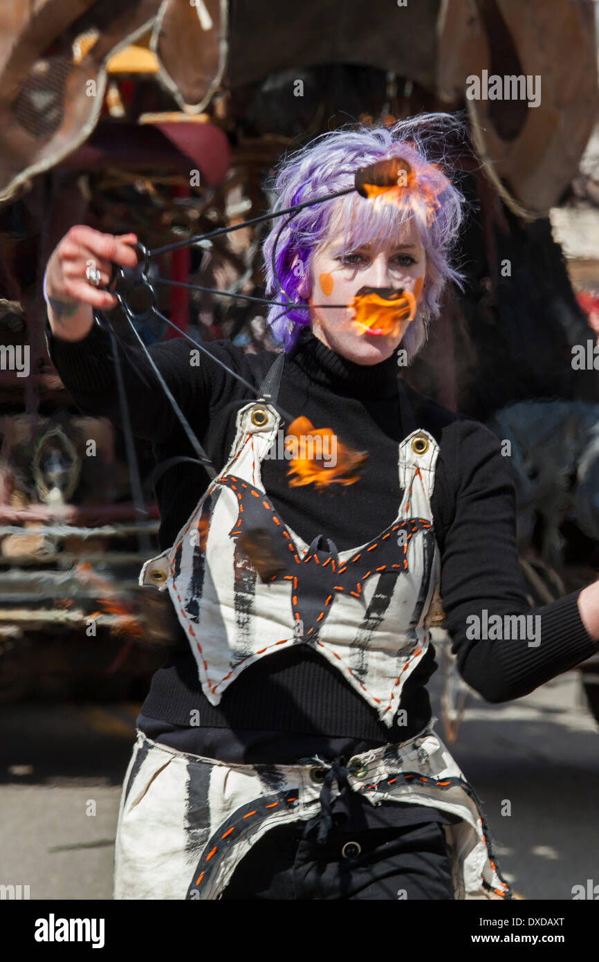Detroit, Michigan - The Marche du Nain Rouge celebrates the coming of ...
