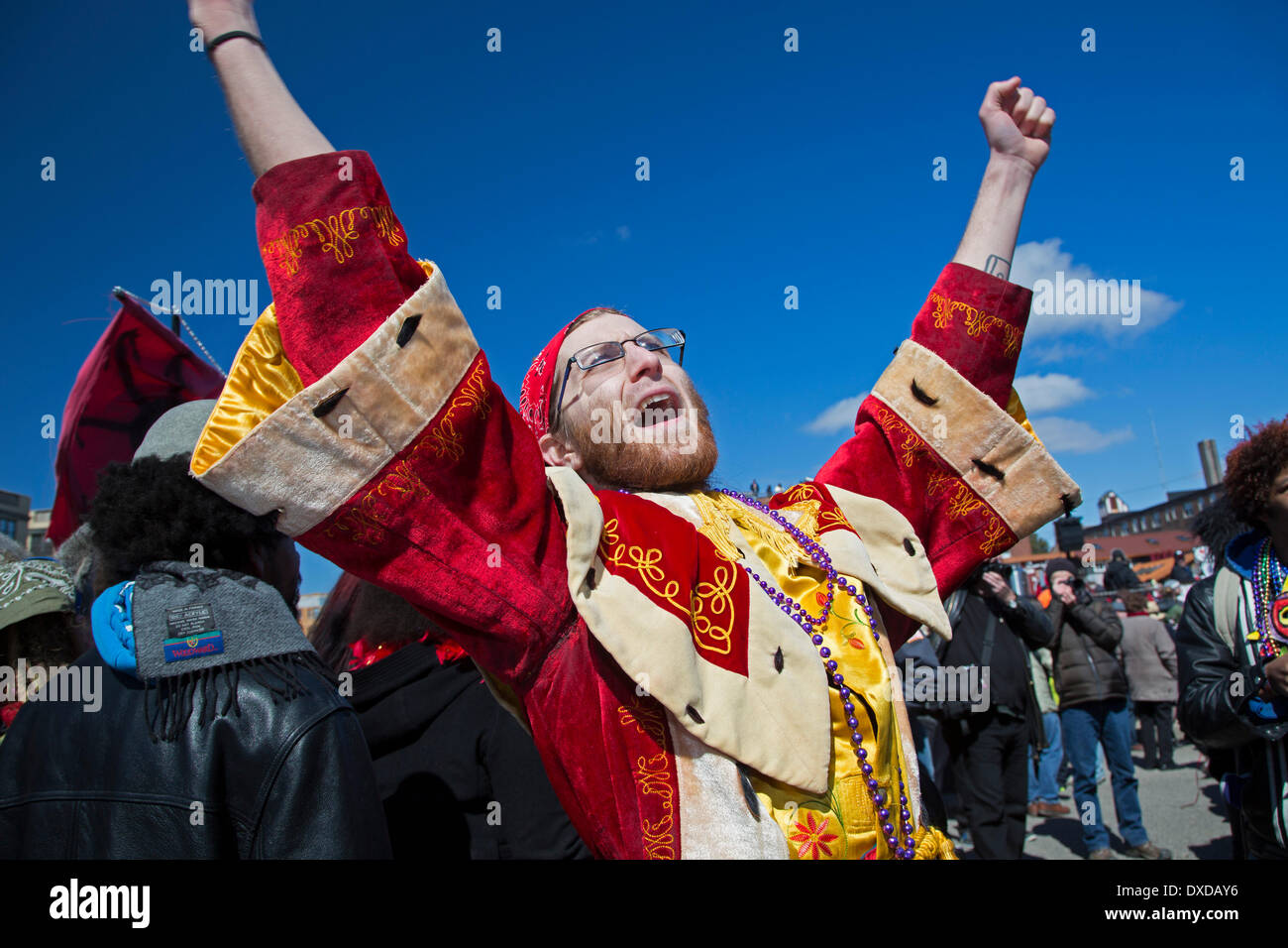 Detroit, Michigan - The Marche du Nain Rouge celebrates the coming of ...