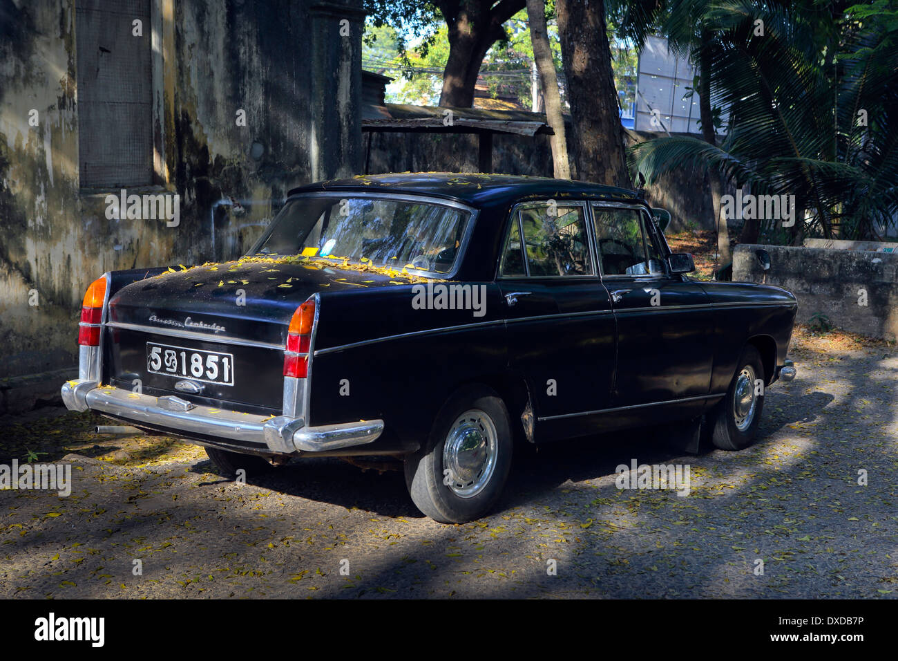 Black Austin Cambridge car in excellent condition in Jaffna, Sri Lanka ...