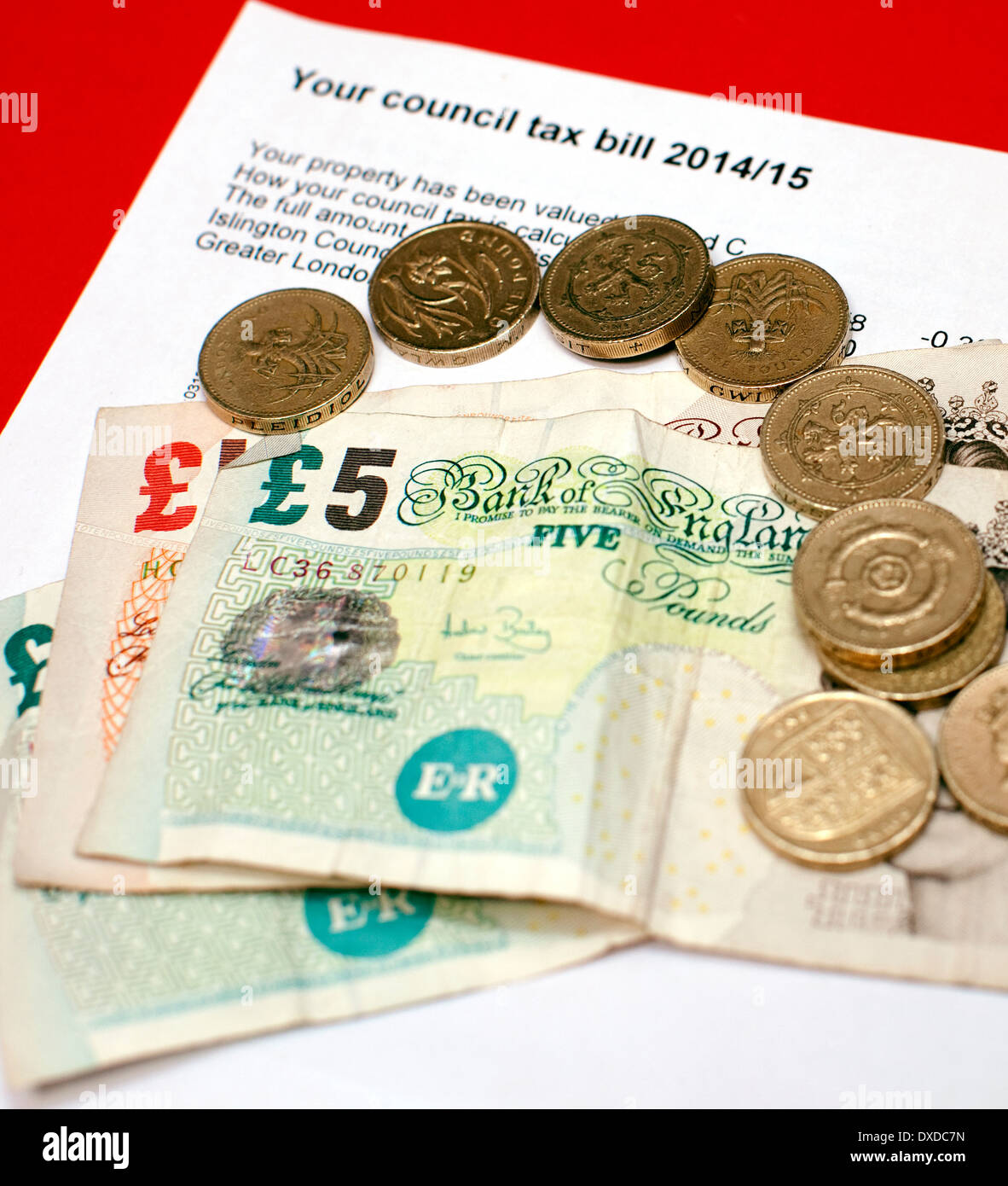 Council tax bill hi-res stock photography and images - Alamy