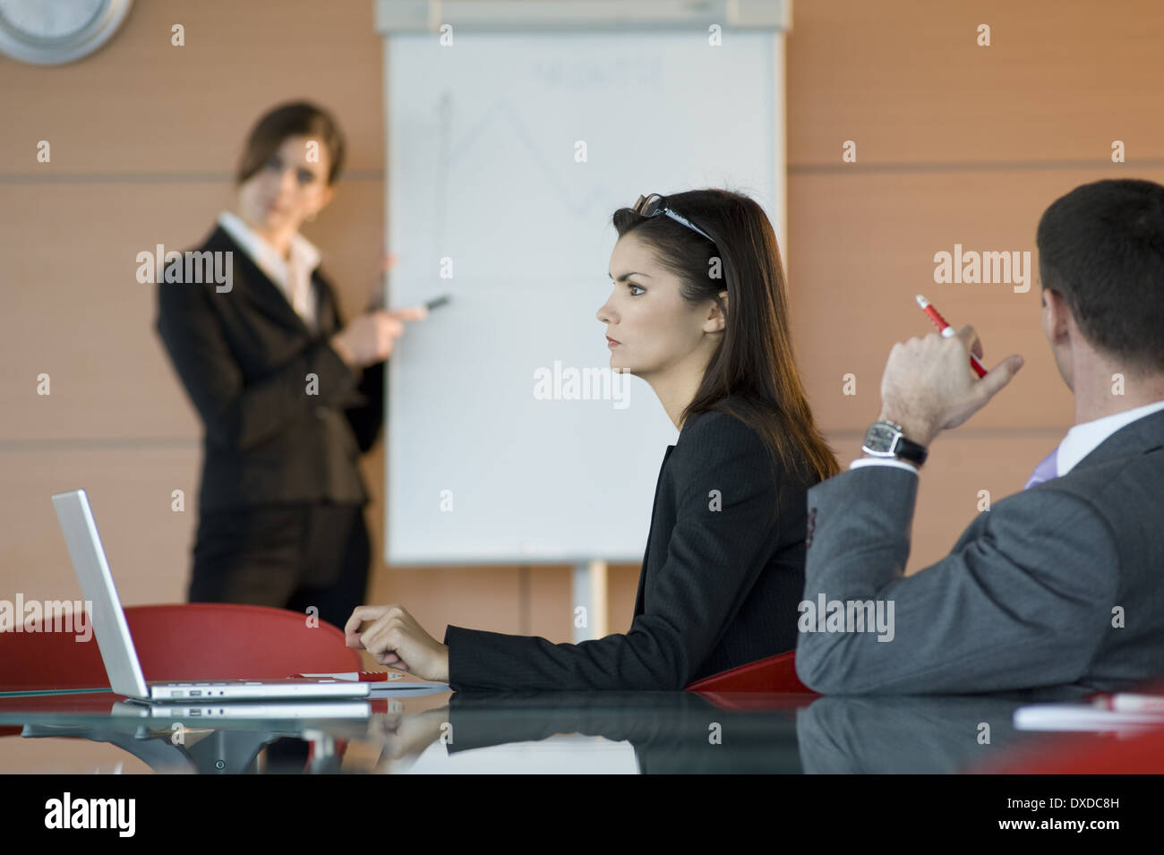 Business worker analyzing present hi-res stock photography and images ...