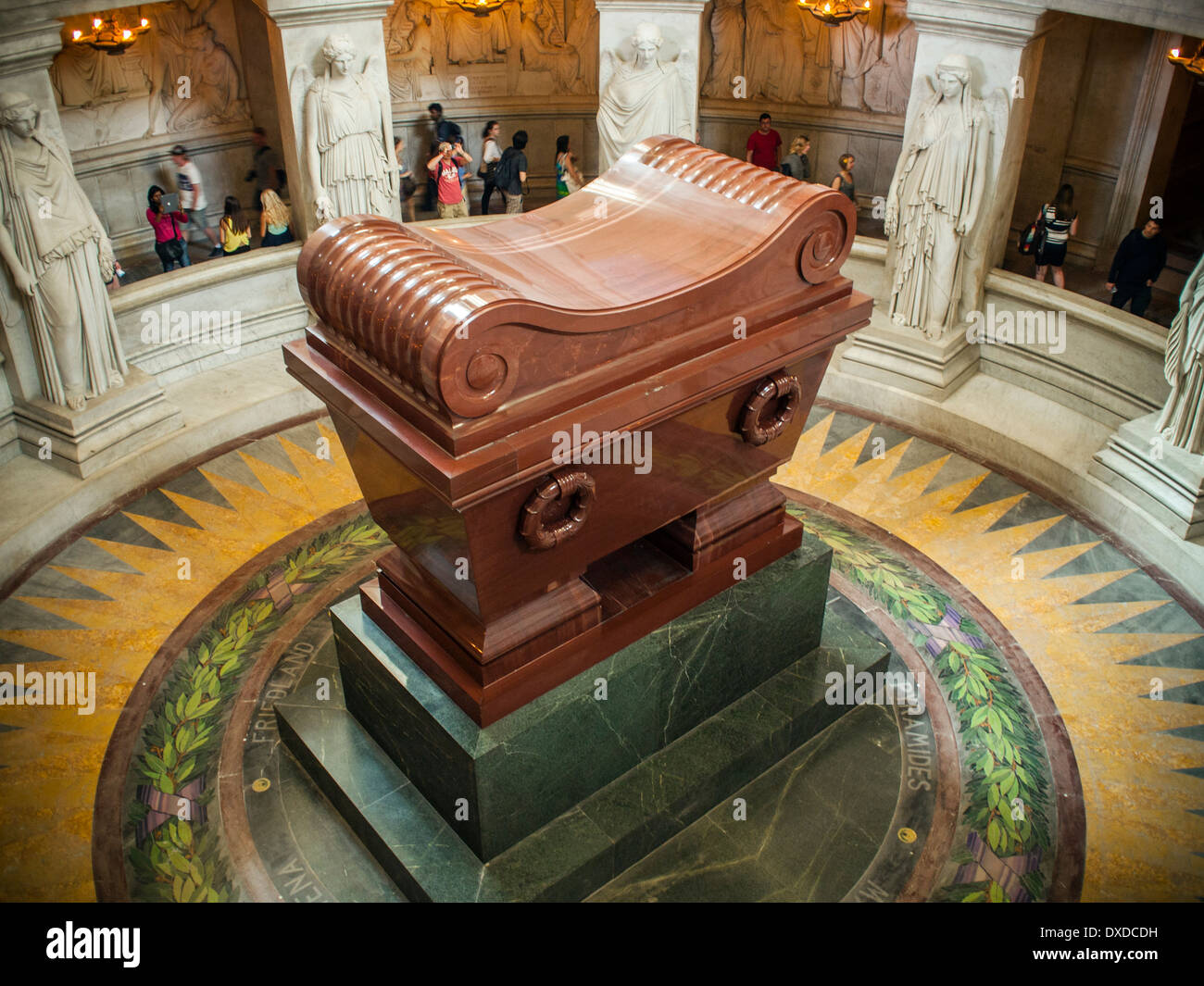 Tourists at Napoleon's Tomb in Paris France Stock Photo - Alamy