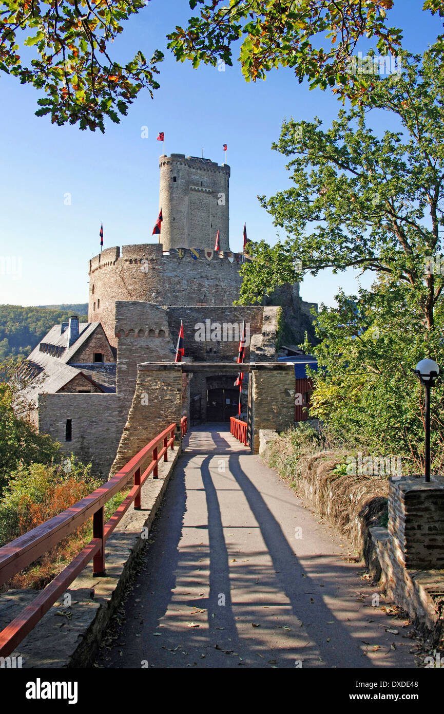Castle Ehrenburg, Brodenbach Stock Photo - Alamy