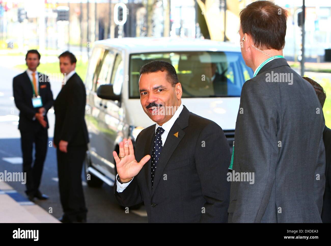 The Hague, Netherlands. 24th Mar, 2014. Interpol Secretary General ...