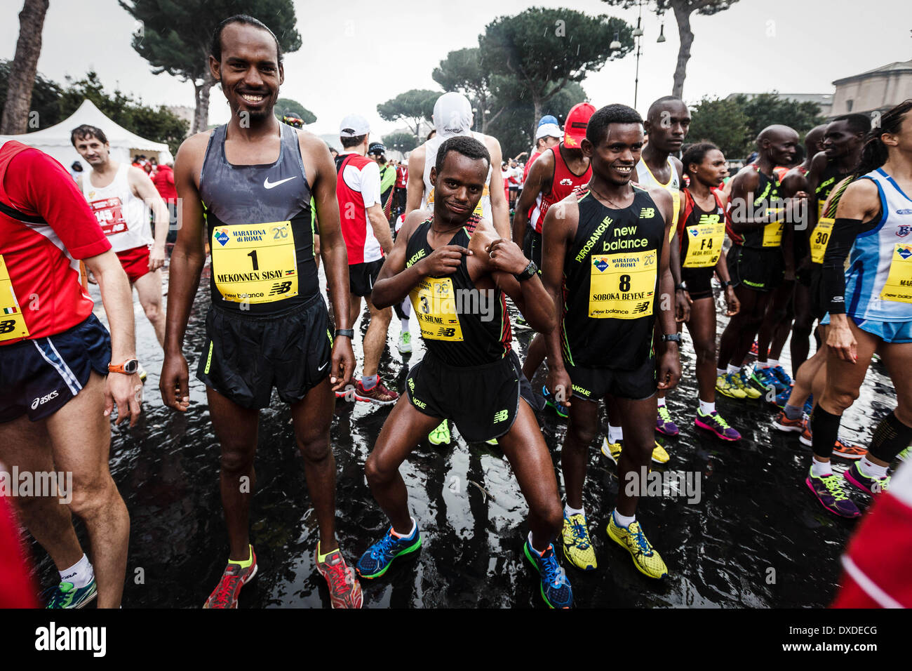 Rome marathon runner hi-res stock photography and images - Alamy