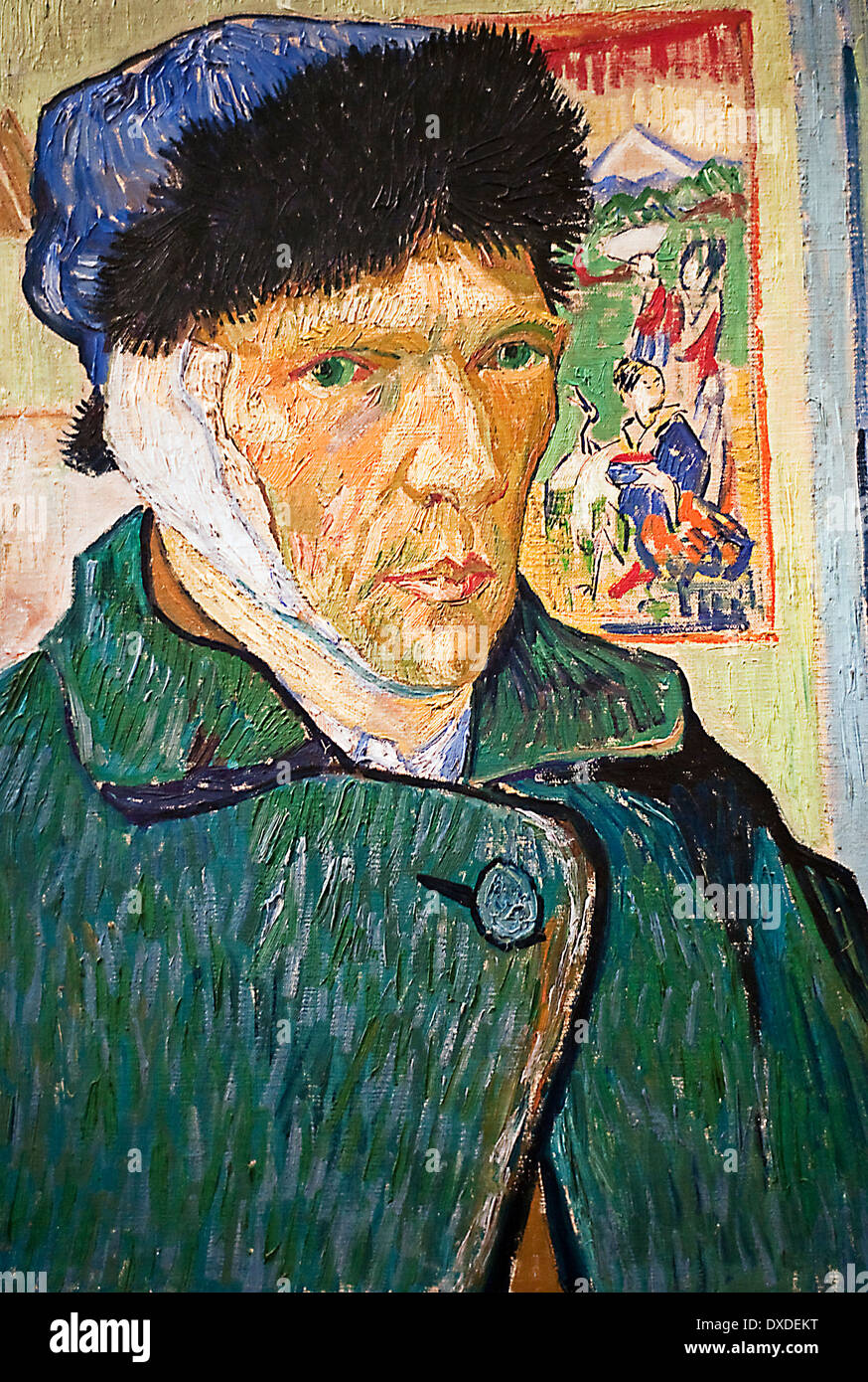 Self Portrait Van Gogh Bandaged Ear After Vincent Van Gogh Self