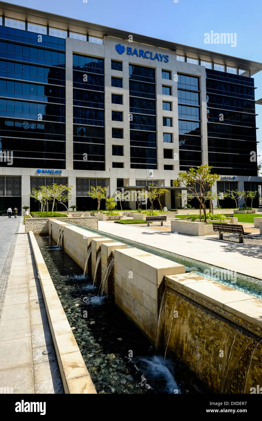 Barclays Bank headquarters at Emaar Square in business and financial ...