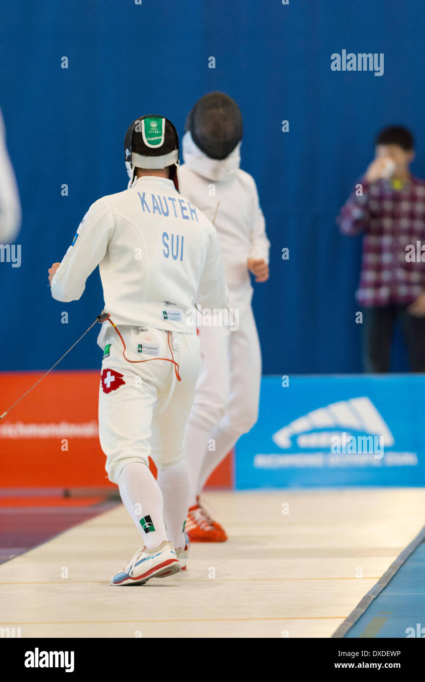 Vancouver Men's 2014 Grand Prix of Epee at Richmond Olympic Oval ...