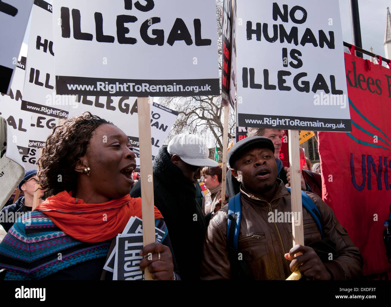 On UN Anti-Racism Day thousands march in London for EU day of Action ...