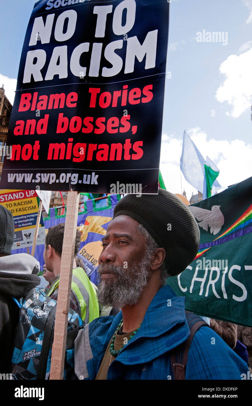 On UN Anti-Racism Day thousands march in London for EU day of Action ...