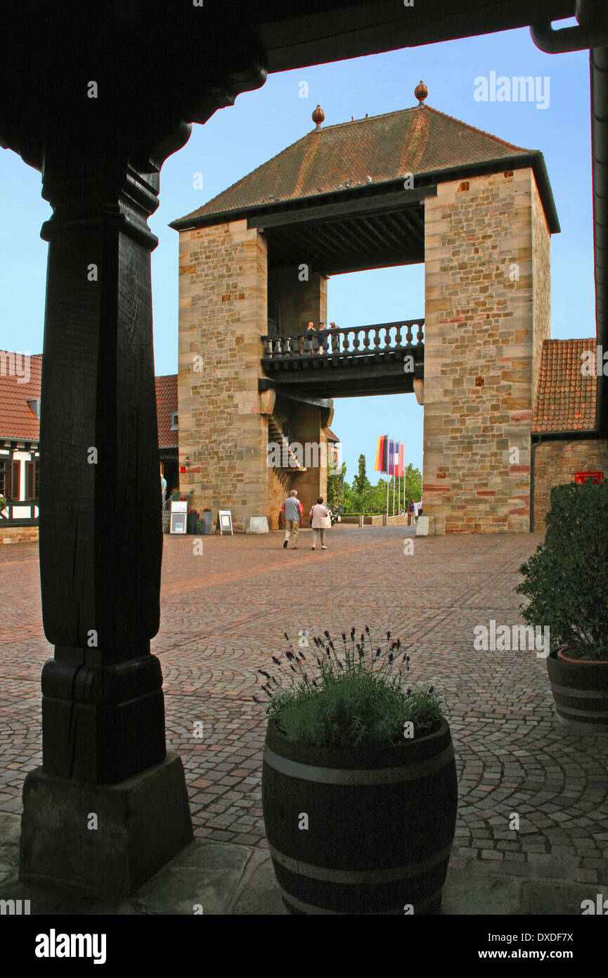German Wine Gate, Schweigen-Rechtenbach Stock Photo - Alamy