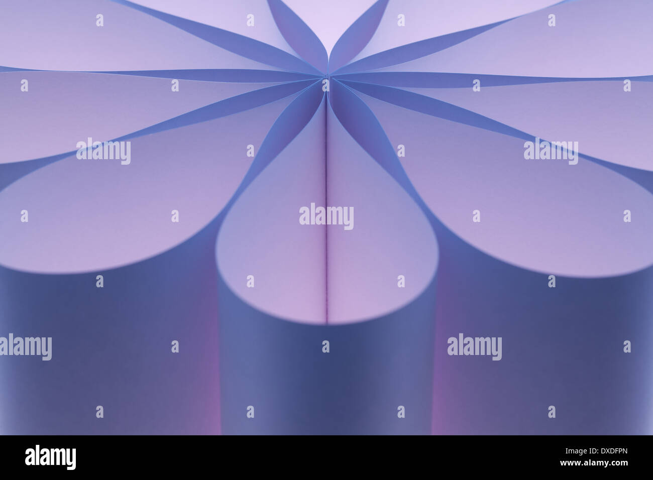 Abstract background image of pattern made by curved paper Stock Photo ...