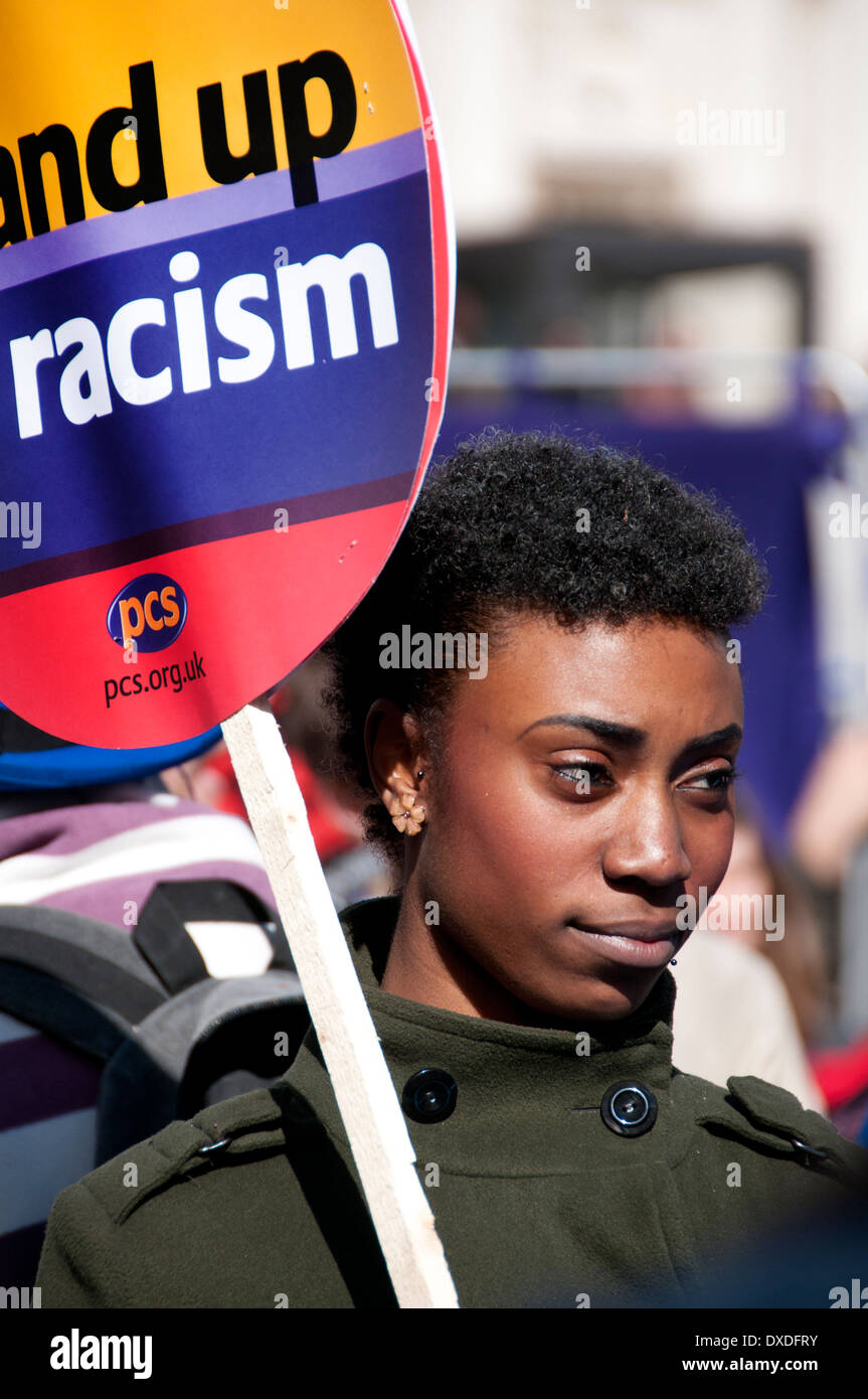 Young black men anti racist hi-res stock photography and images - Alamy