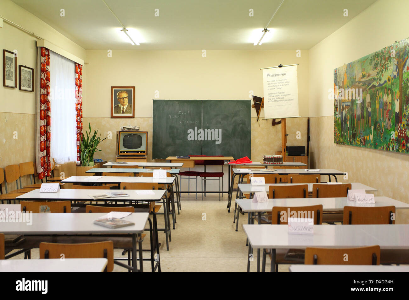 Historic german school class hi-res stock photography and images - Alamy