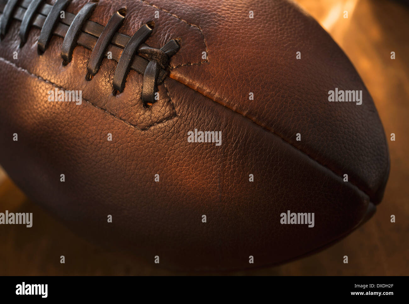Detail of football Stock Photo - Alamy