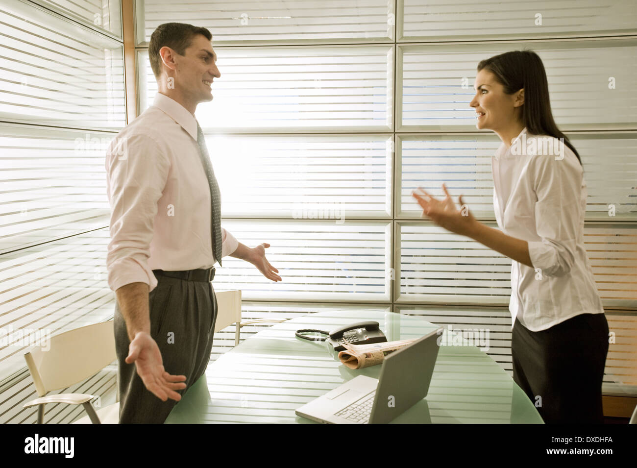 Young french businessman talk hi-res stock photography and images - Alamy