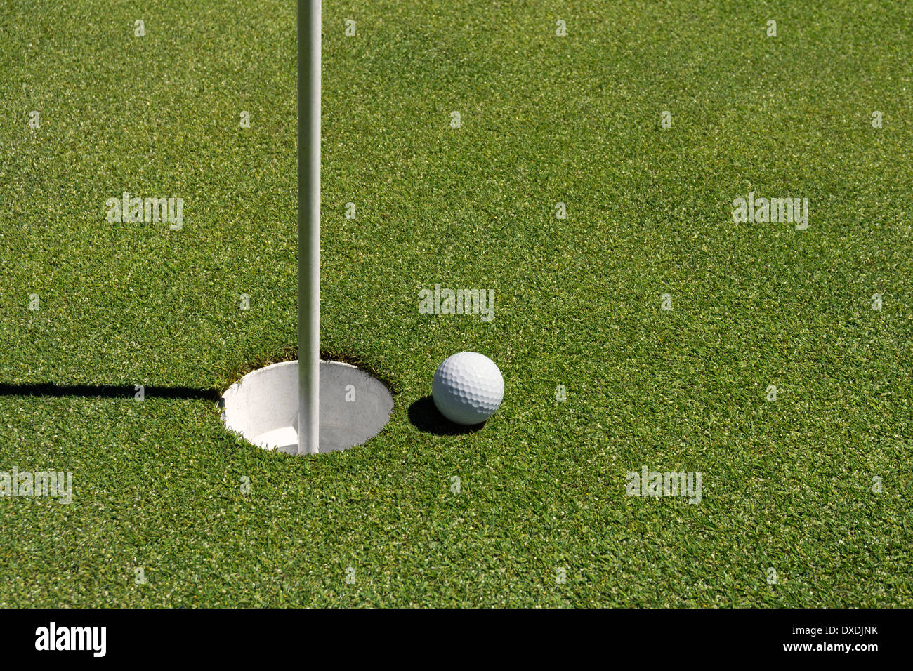 View of golfball on golfcourse hi-res stock photography and images - Alamy