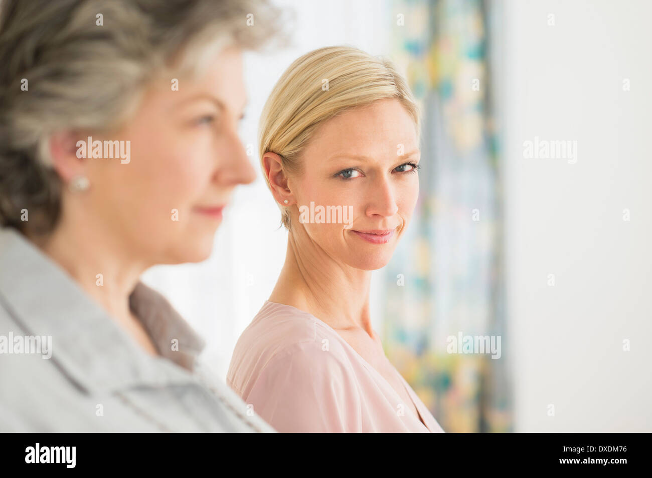 Portrait of two women Stock Photo - Alamy