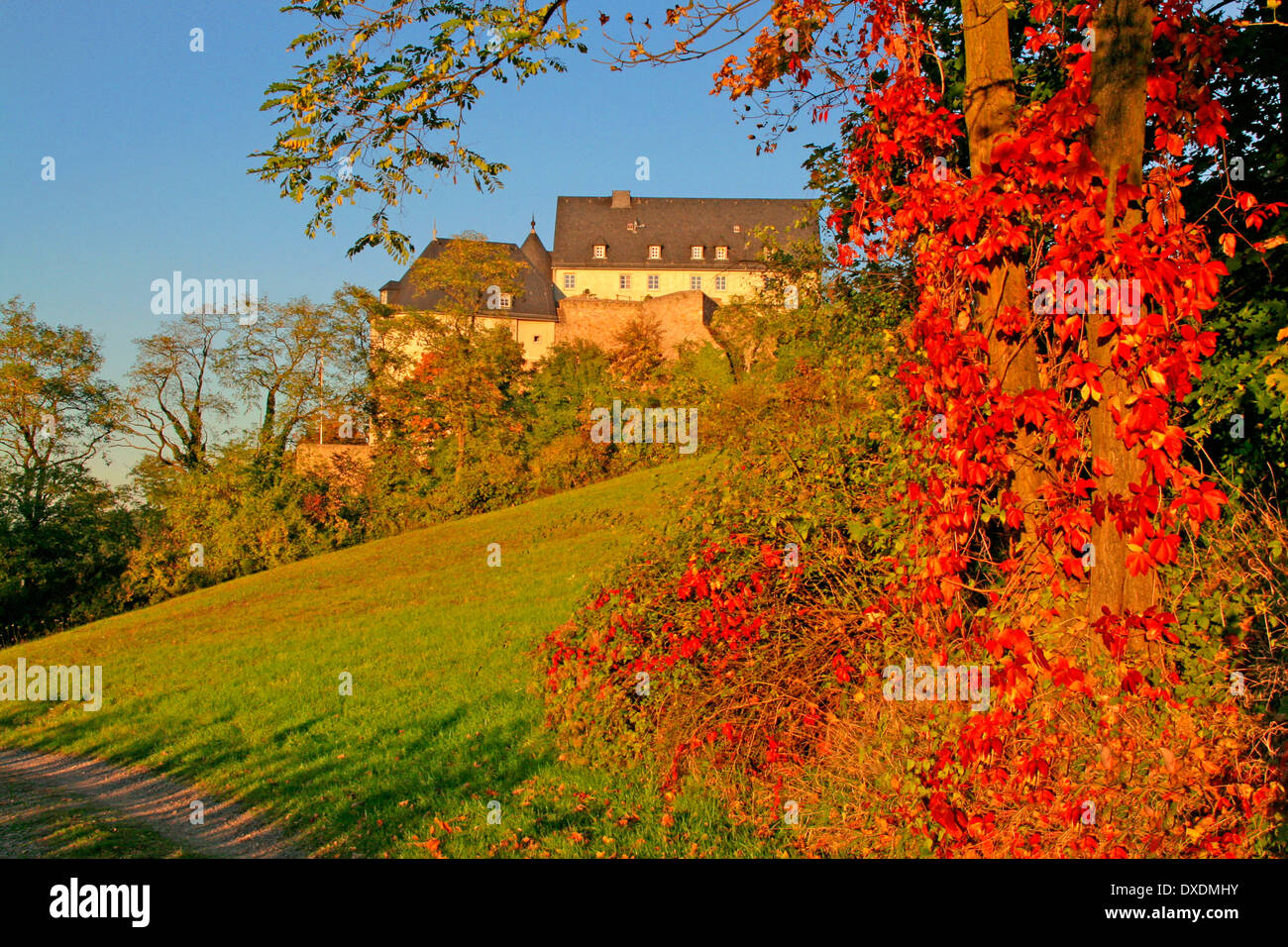 Castle Ebernburg, Bad Munster Stock Photo - Alamy