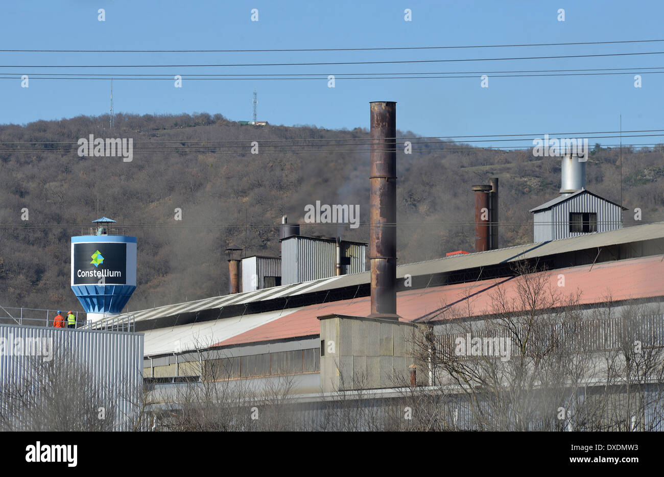 Constellium factory Issoire Puy-de-Dome Auvergne Massif-Central France ...