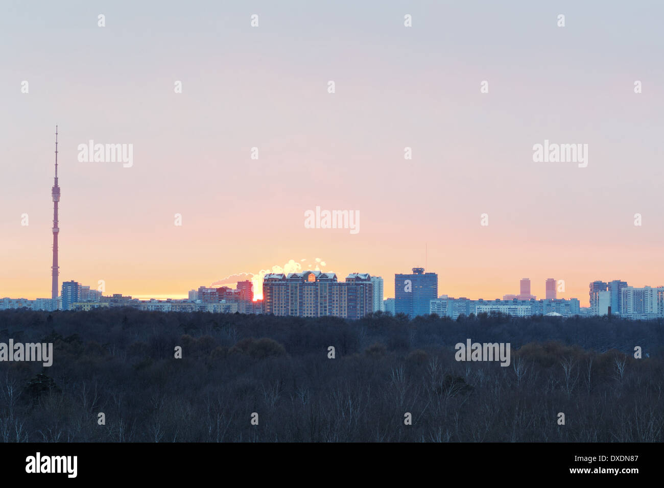 Residential area spring dawn hi-res stock photography and images - Alamy