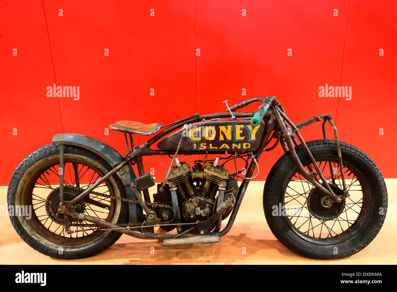 Coney Island Motorcycle Stock Photo - Alamy
