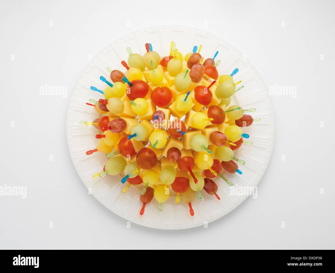 Overhead view white plate displaying hi-res stock photography and ...