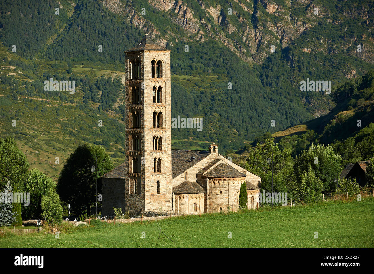 The twelth century Lombard Catalan Romanesque Church of Saint Climent ...