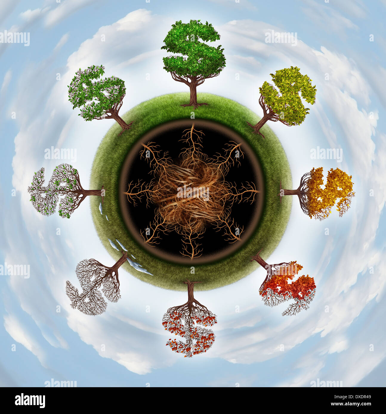 Tree trees chart hi-res stock photography and images - Alamy