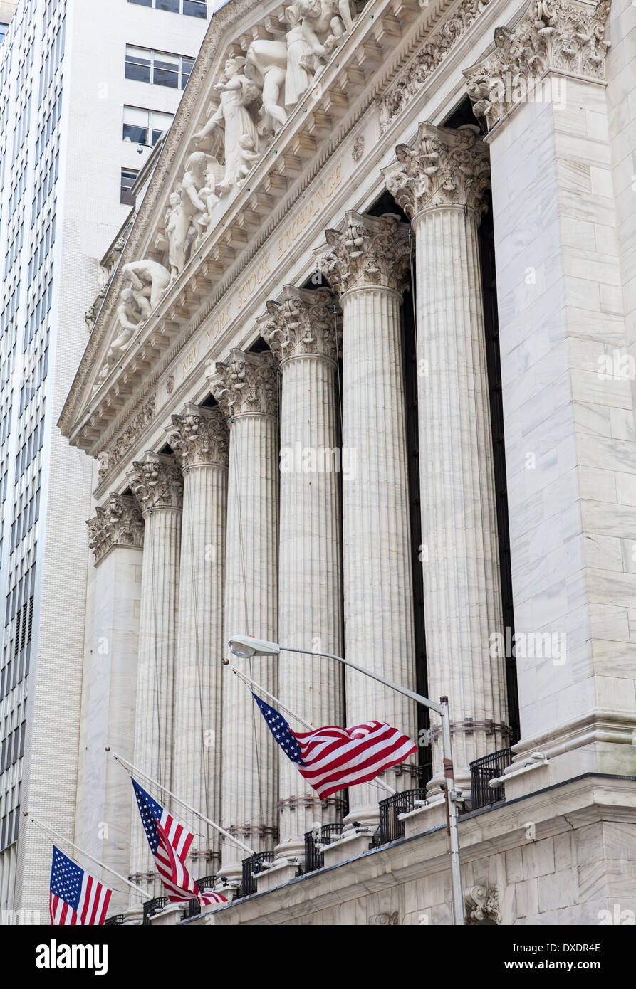 New York Stock Exchange Building Stock Photos & New York Stock Exchange ...