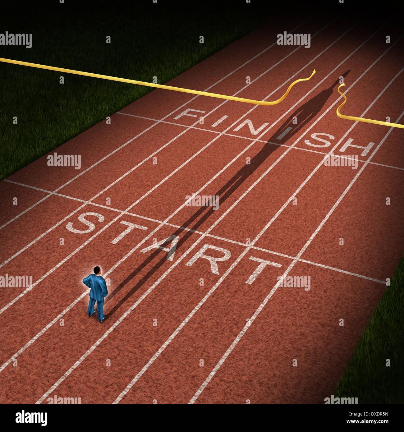 Finish Line Ribbon High Resolution Stock Photography and Images - Alamy