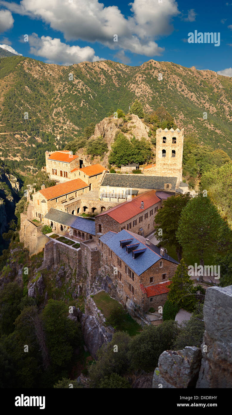 The First or Lombard Romanesque style Abbey of Saint Martin-du-Canigou ...