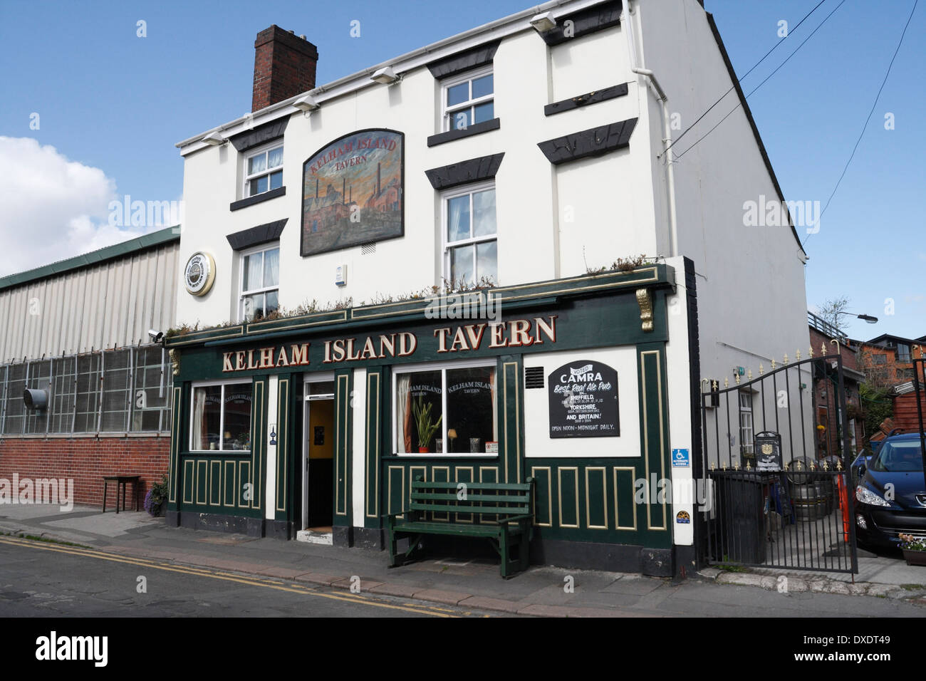 Kelham island tavern pub inner city Sheffield England UK, an old ...