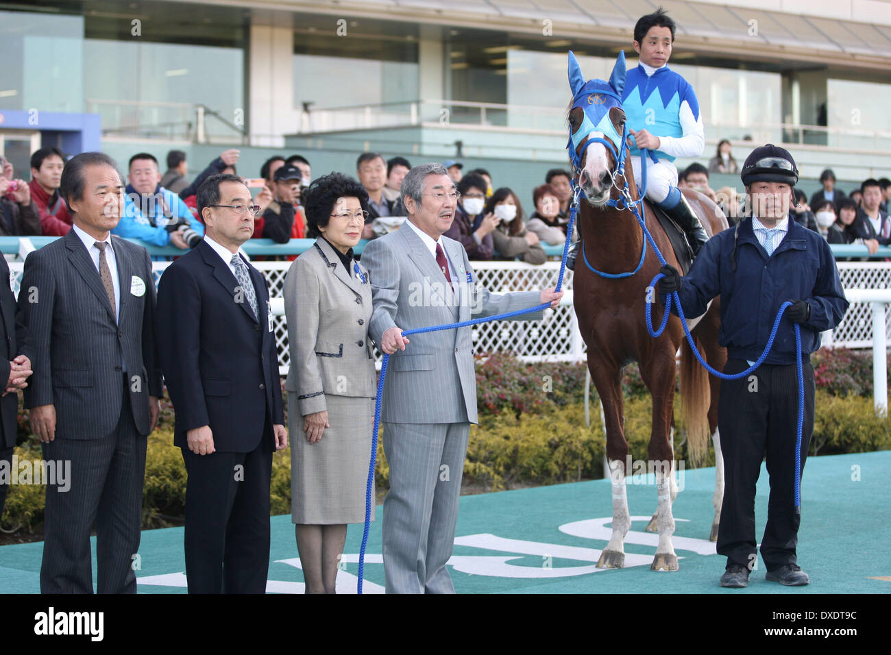 Hyogo, Japan. 22nd Mar, 2014. Admire Deus (Yasunari Iwata), Riichi ...