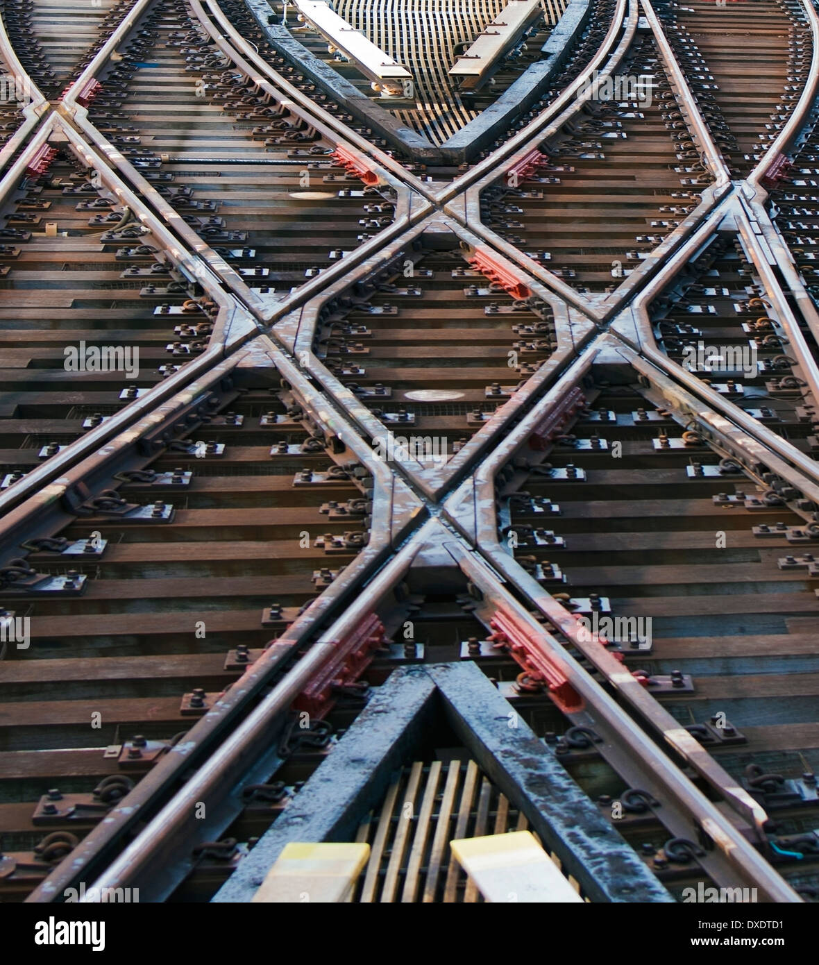 Railroad track, New York City, New York State, USA Stock Photo - Alamy